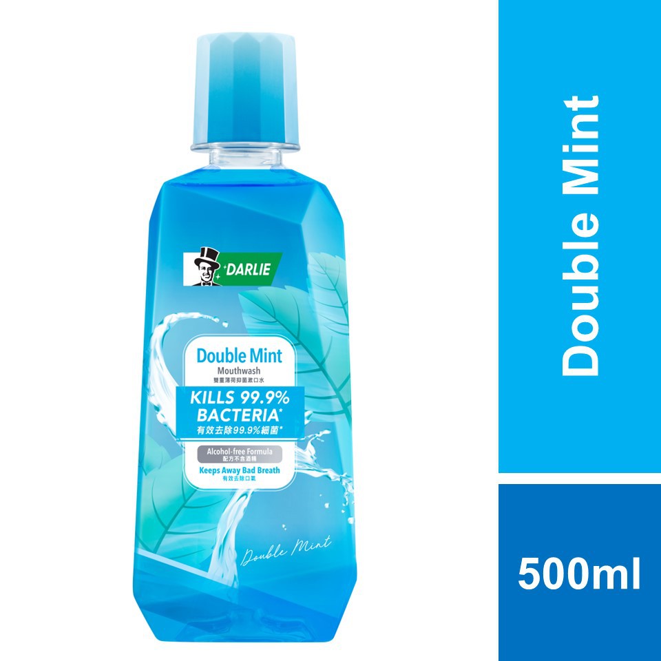Darlie Mouthwash Double Mint 500ml | Shopee Malaysia