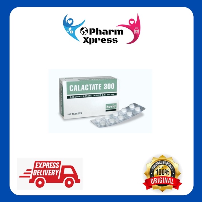 Hovid Calactate Calcium Lactate 1box (300mg x 100's) | Shopee Malaysia