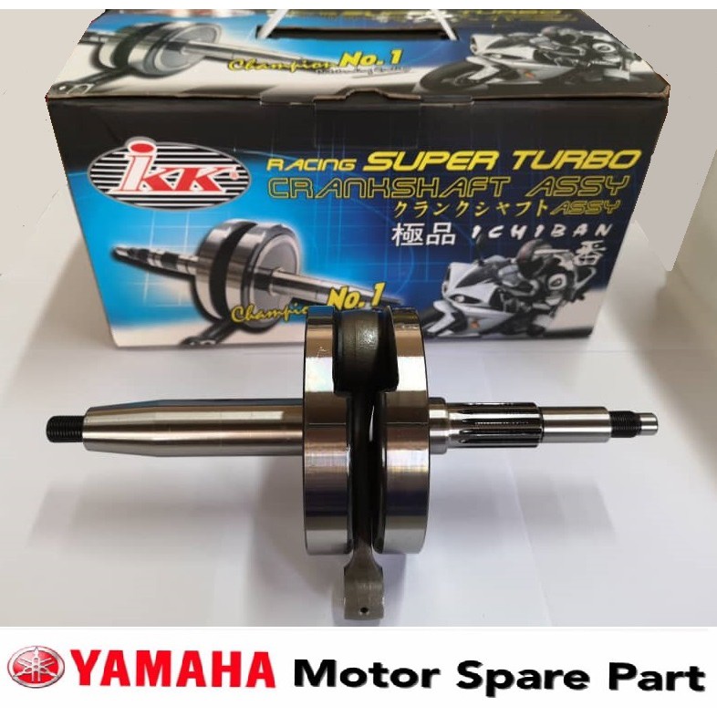 RS150 LC135 Y15ZR Y15Z CRANKSHAFT ASSY 4MM CRANK SHAFT RACING IKK SUPER TURBO JET ROD | Shopee ...