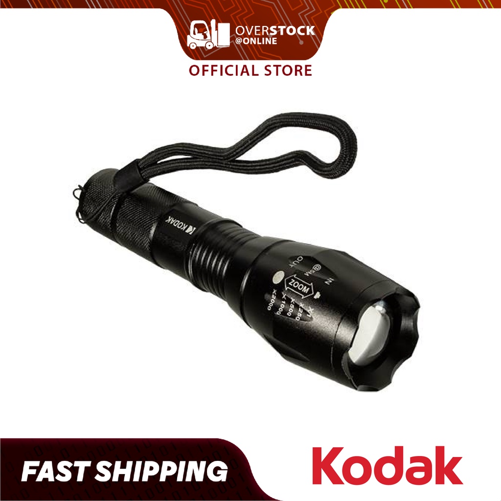 Kodak LED Flashlight Ultra 290 with 290 Lumens, IP64, 300m Range ...