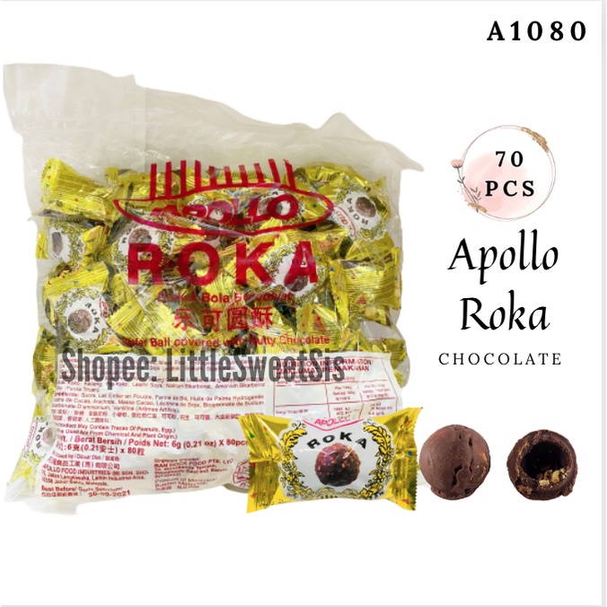 APOLLO ROKA CHOCOLATE WAFER BALL- A1070 | Shopee Malaysia