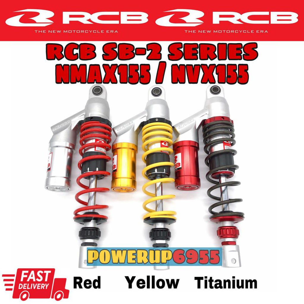 NMAX 155 V1 V2 NVX 155 RCB ABSORBER ABSOBER SB-2 SB2 SERIES RACING BOY ...