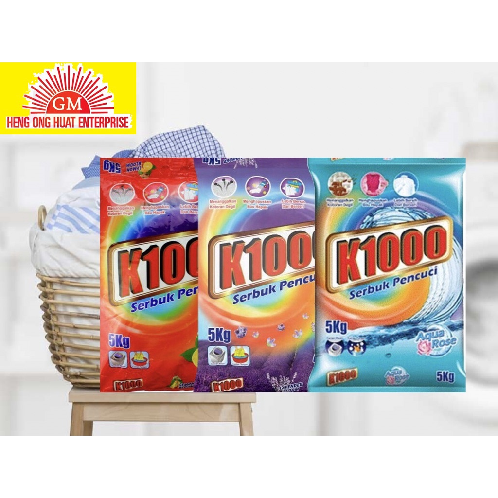 K1000 DETERGENT POWDER 5kg | Shopee Malaysia