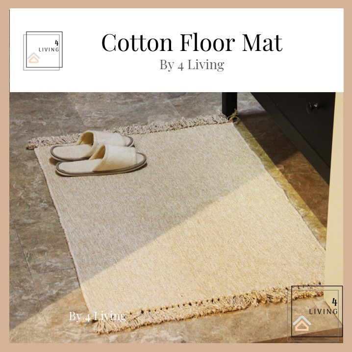 🔥READY STOCK🔥 Antislip Cotton Floor Mat 45*70cm Kitchen Toilet Floor ...