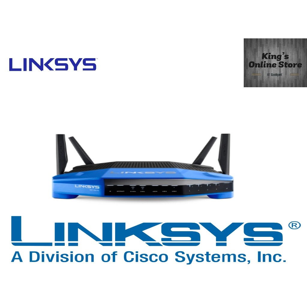 LINKSYS WRT1900AC AC1900 Dual-Band Wi-Fi Router | Shopee Malaysia