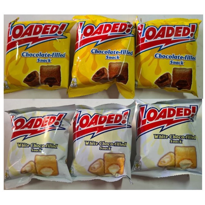 3 Packs Loaded Chocolate / White Choco Filled Snack 32g | Shopee Malaysia
