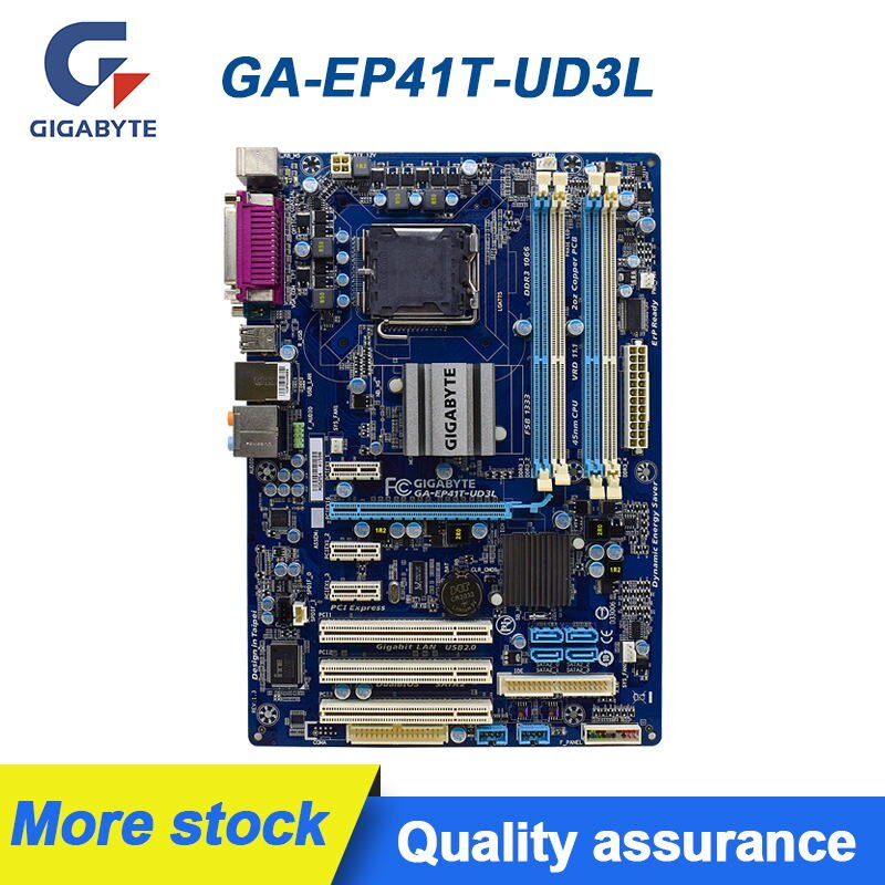 Gigabyte GA-P41T-UD3L P41 motherboard DDR3 single display 775 quad core EP41T-UD3L | Shopee Malaysia