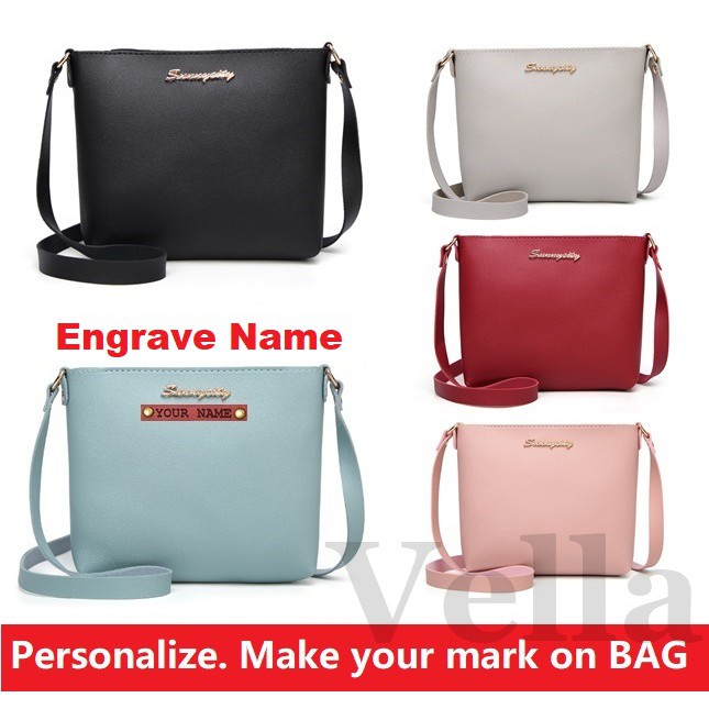 VELLA Cute Small Square Beg Tangan Wanita Murah Sling Bags Kecil Casual ...