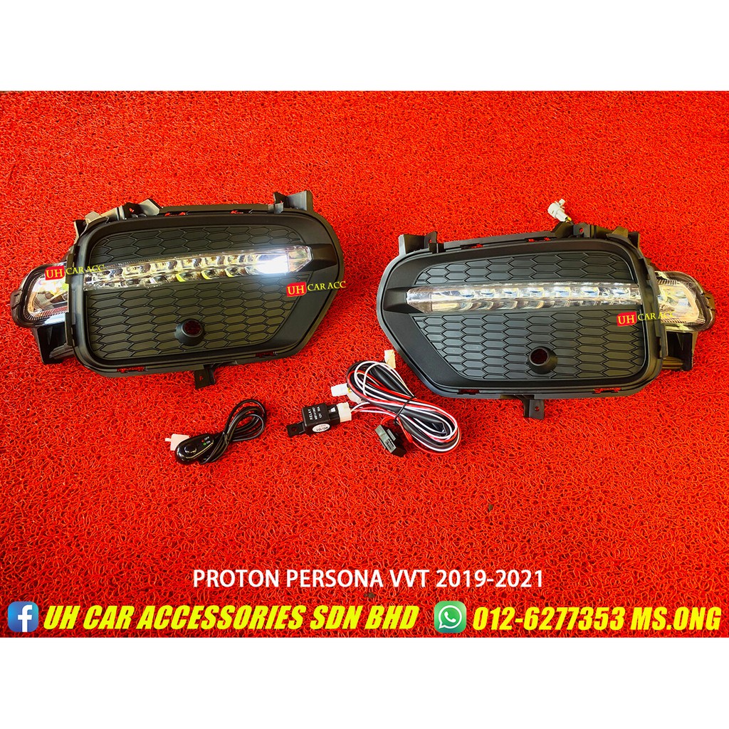 Proton Persona VVT 2019-2021 Front Bumper DRL Daylight Light Lamp With ...