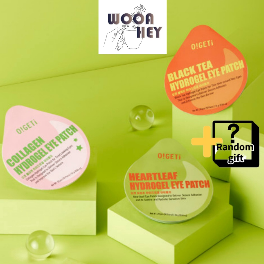 O Get Oget Collagen Honey Black Tea Cactus Hydrogel Eye Patch 10 Pairs Shopee Malaysia