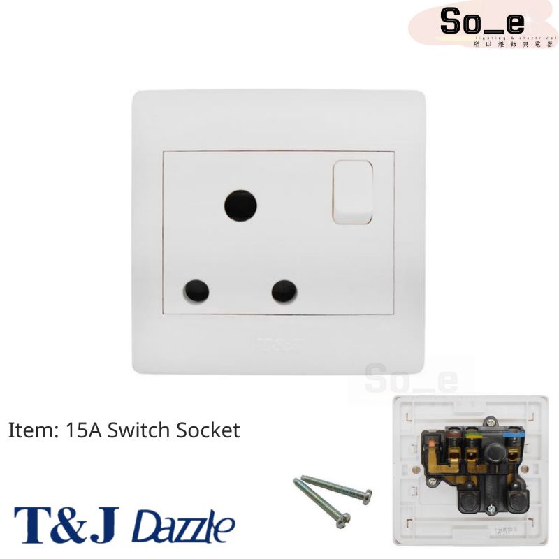 T&J Dazzle Switch & Socket (Sirim Approved)(Suruhanjaya Tenaga ...