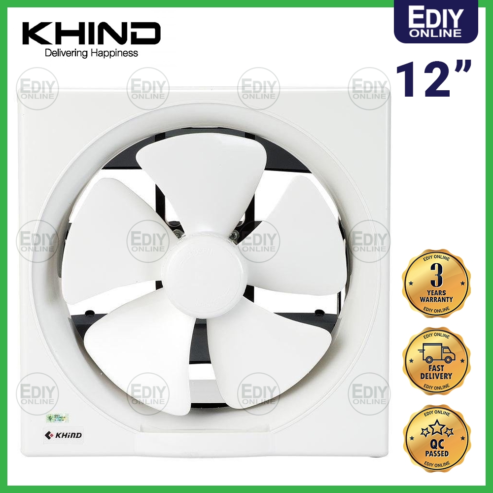 KHIND CEILING WALL Exhaust Ventilation Fan EF8001 EF1001 EF1201 VF100 ...