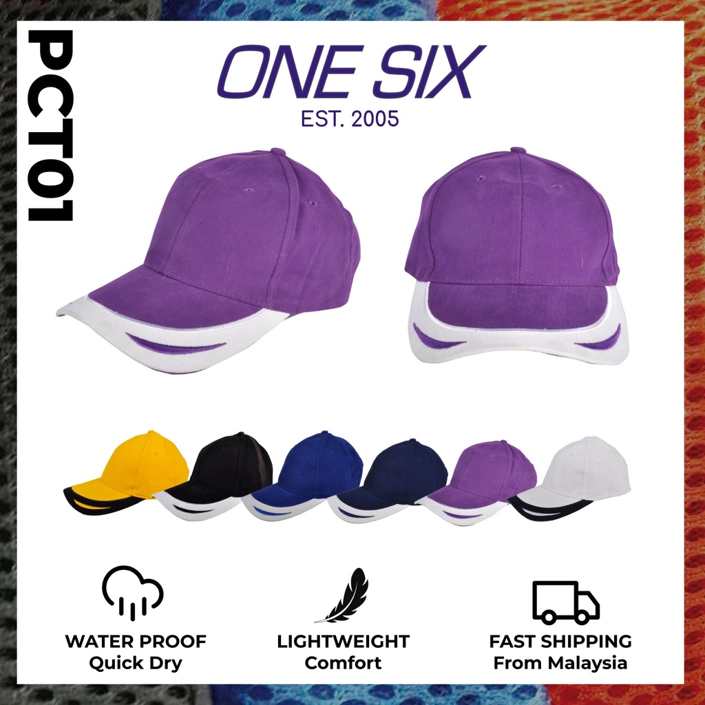 【BUY 3 AT RM10】ONE SIX Cotton Cap Comfortable Adjustable Strap Baseball ...