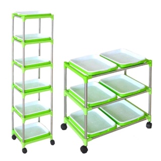 ⭐Hydroponic Vegetable Seedling Trolley/Trolley Movable Rack for Sprout ...