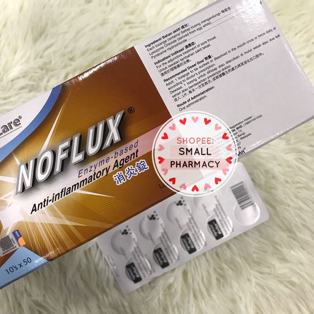 Homecare Noflux Lozenges 10's tablets | Shopee Malaysia
