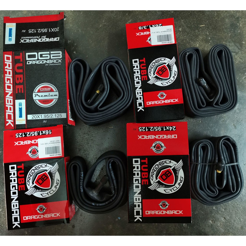 Dragonback Inner Tube 16" 20" 24" 26" 27" 29" | AV, AV48, FV48 | Shopee ...