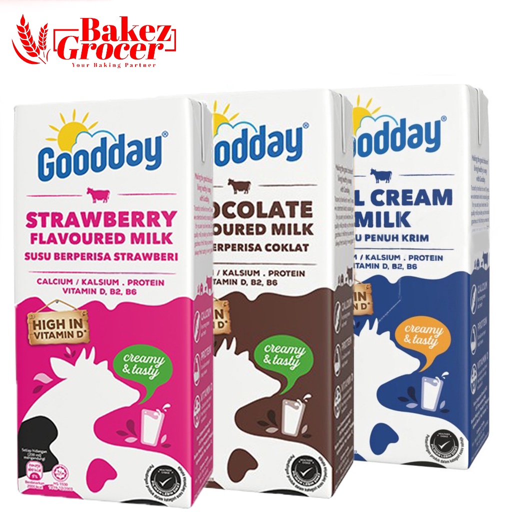 Goodday [Full Cream/Chocolate] Milk 1L | Shopee Malaysia
