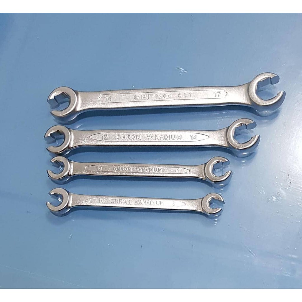 FLARE NUT WRENCH CHROME VANADIUM METRIC 6MM-21MM AMITA{} TAIWAN / HEYCO ...