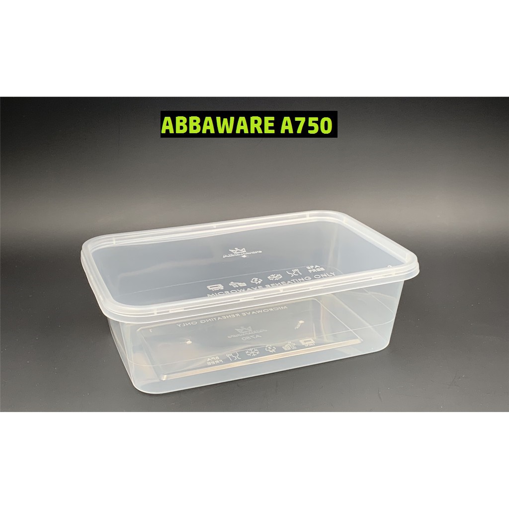 Special Offer ABBA A750 Disposable Microwave Rectangular Container ...