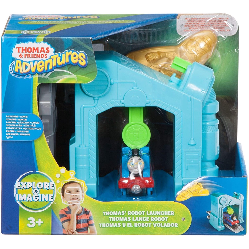 Thomas & Friends Adventures Robot Launcher Train Through The Tunnel ...