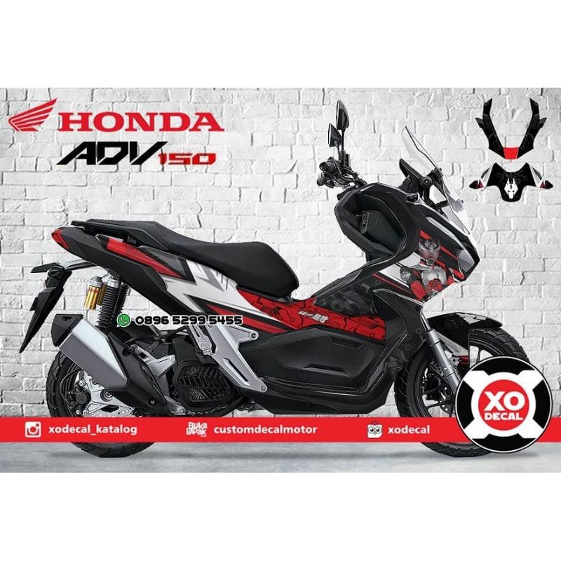 Decal STICKER HONDA ADV 150 KAMEN RIDER RYUKI DESIGN | Shopee Malaysia