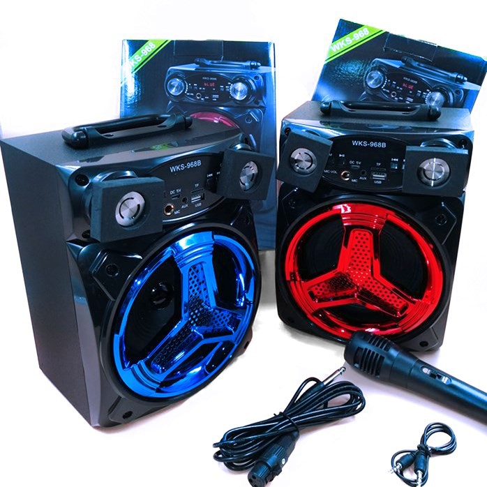 Speaker Portable (Karaoke set) | Shopee Malaysia