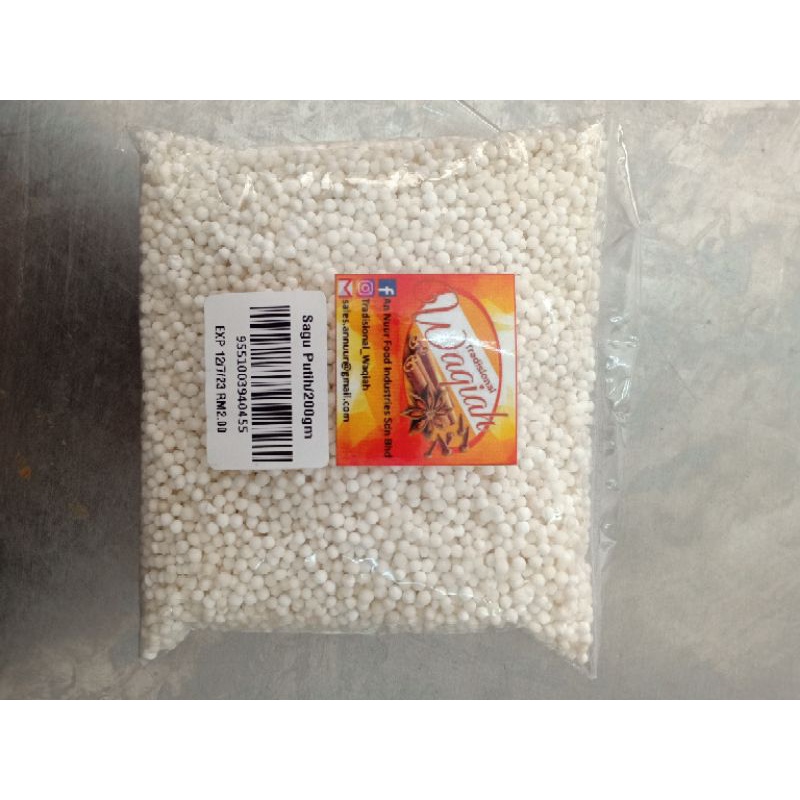 Sagu halus ,(Waqiah) , muslim, 200g, sagu gula melaka, sagu warna ...