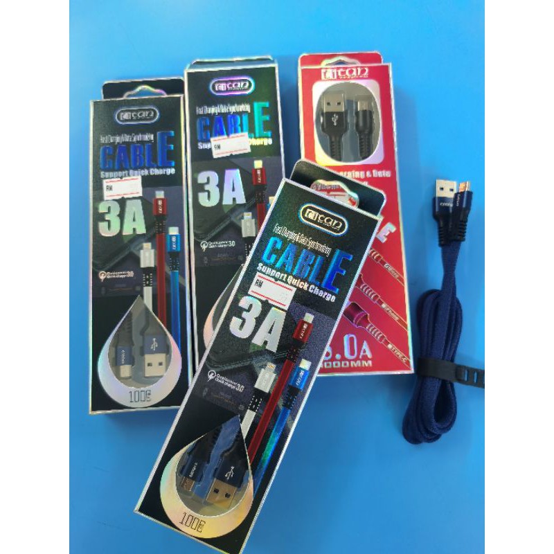 🔥Original Titan SUPER FAST USB CABLE CB-C97 3.0A 100CM & 25CM🔥 | Shopee Malaysia