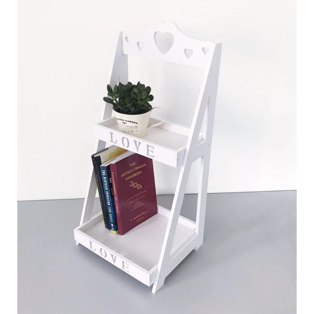 Multifunction Rack 2 Layer Rack Flower Rack Rak 2 Tingkat Rack Hiasan ...