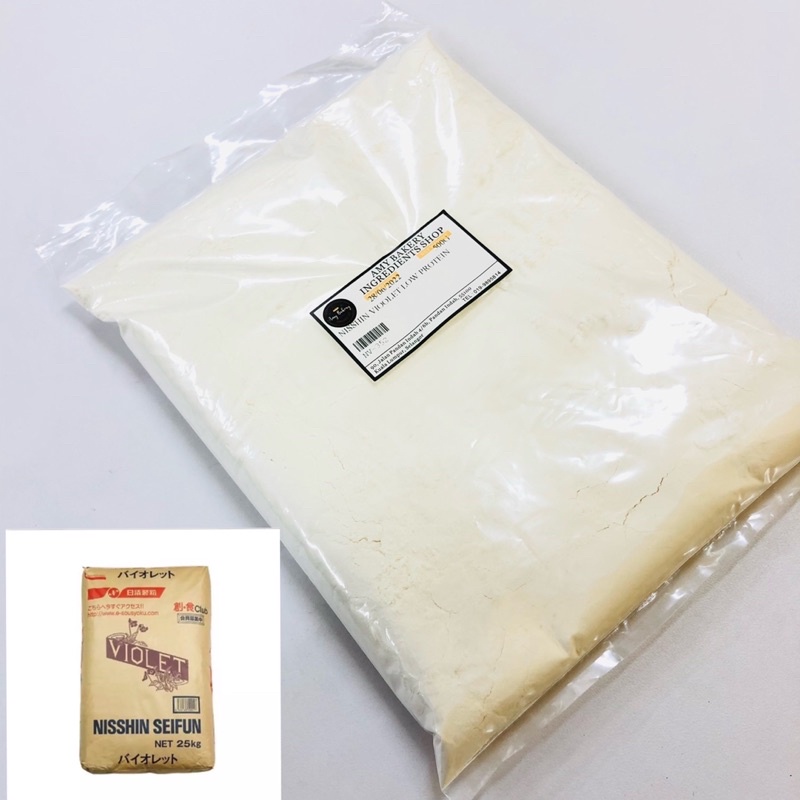 Premium Nisshin Japanese Cake Flour Low Protein Flour 低筋麵粉 日本蛋糕粉 Violet ...