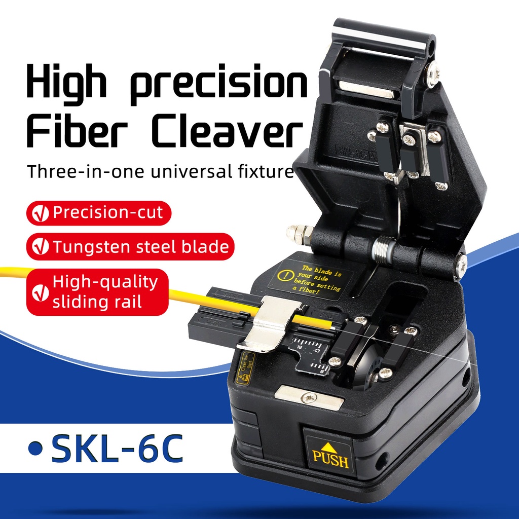 Fiber cleaver SKL-6C high-precision cable cleaver cold hot fusion ...