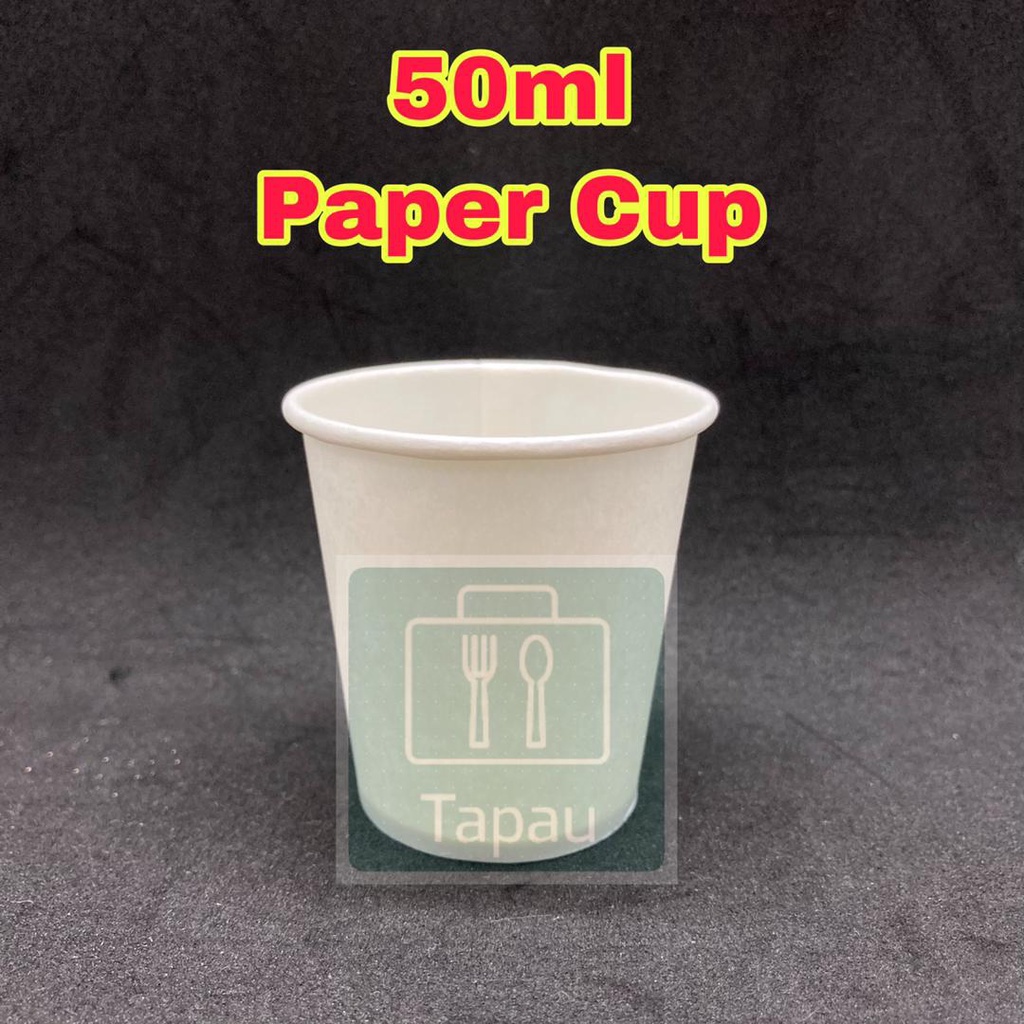 30ml / 50ml / 100ml Paper Sampling Cup [White] 100± pieces | Sample Cup ...