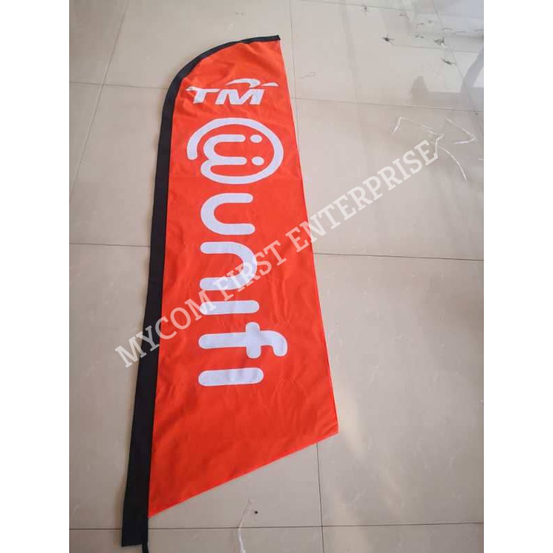 Unifi 3 meter Full Set Feather Flag/Beach Flag/Wind Flag *READY STOCK ...