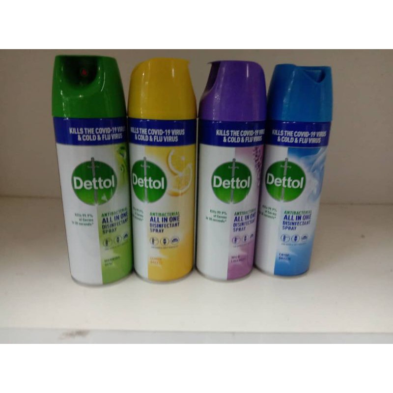 Goods in stock Dettol disinfectant spray morning dew/crisp breeze 450ml ...