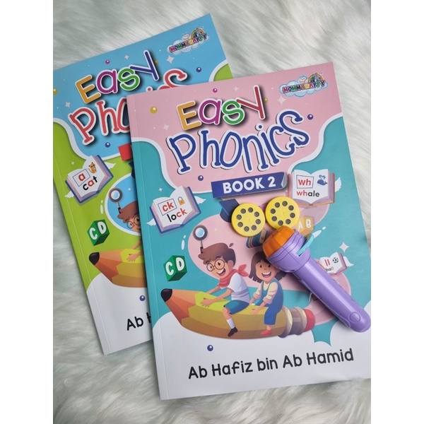 [READY STOCK + FREE] EASY PHONICS BOOK 1 & 2 - Kuasai Asas Sebutan ...
