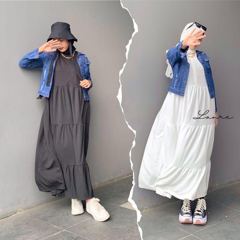 PUTIH HITAM Latest Inner Dress/Sleeveless Inner Dress/Short Sleeve ...