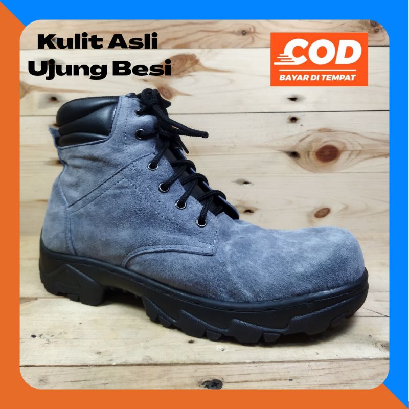 Safety Shoes Leather Shoes BOOTS Half Iron Toe SAFETY Shoes 317A (Light ...