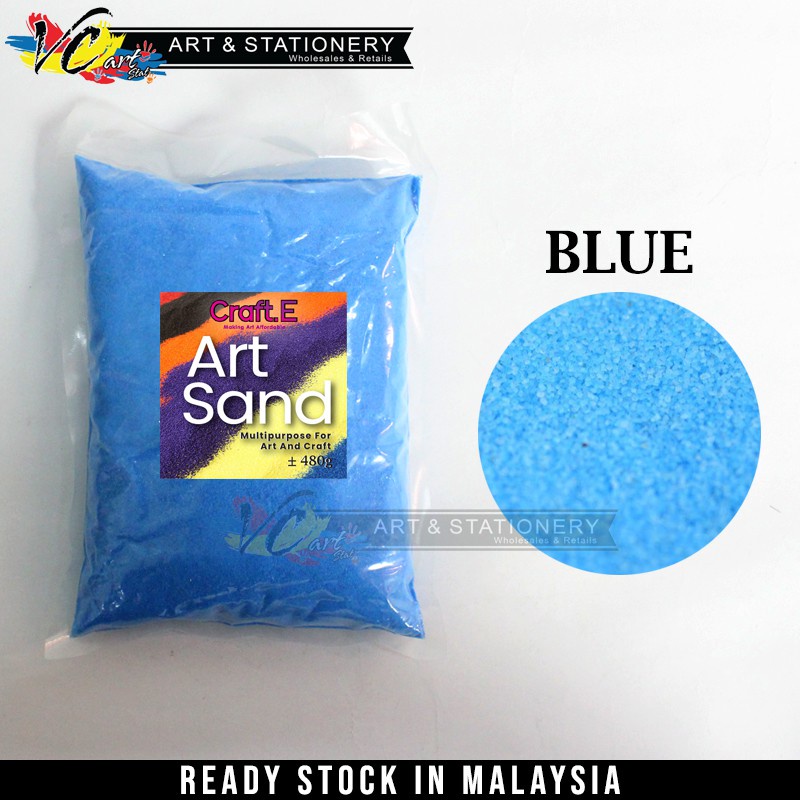 Craft. E Colored Sand 480gsm Non Toxic For Art Craft Festival Pasir ...