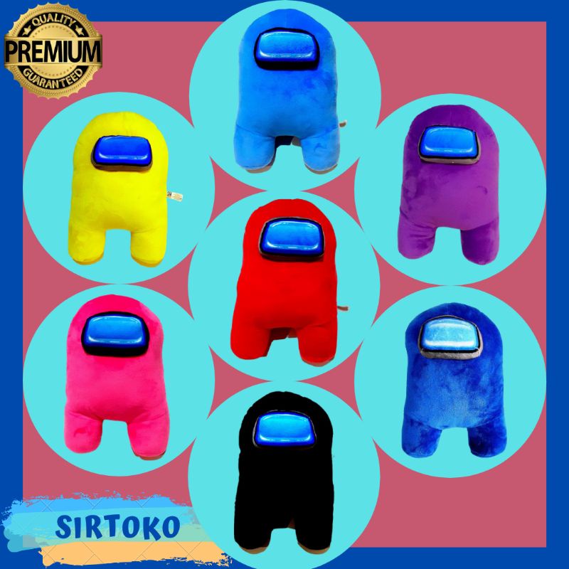 (B2) Among Us Doll (Us) Imposter Size M (High 30cm) Large) / Mini ...