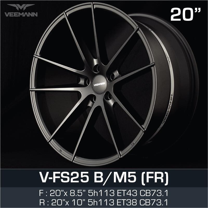 VEEMANN 20 inch 8.5JJ / 10JJ 5X113 ET38/43 ORI CAR SPORT RIMS WHEELS ...