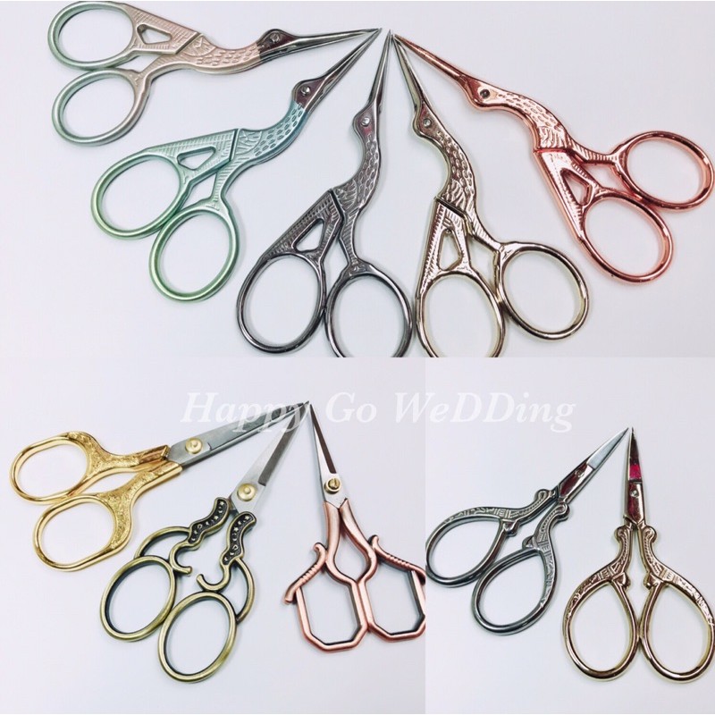 Classical Scissors Stainless Steel Vintage Scissors Retro Embroidery ...