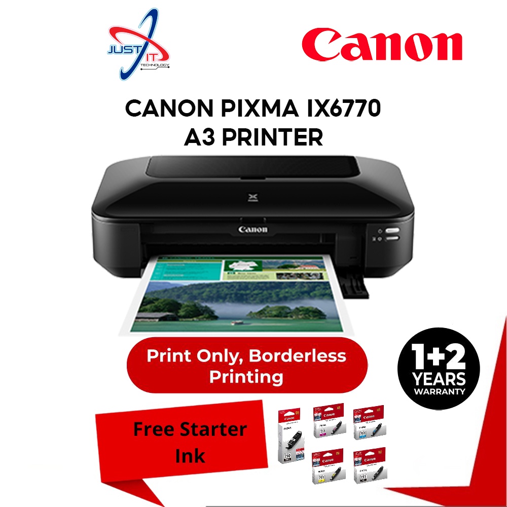 Canon A3 Inkjet Printer IX6770 | Shopee Malaysia