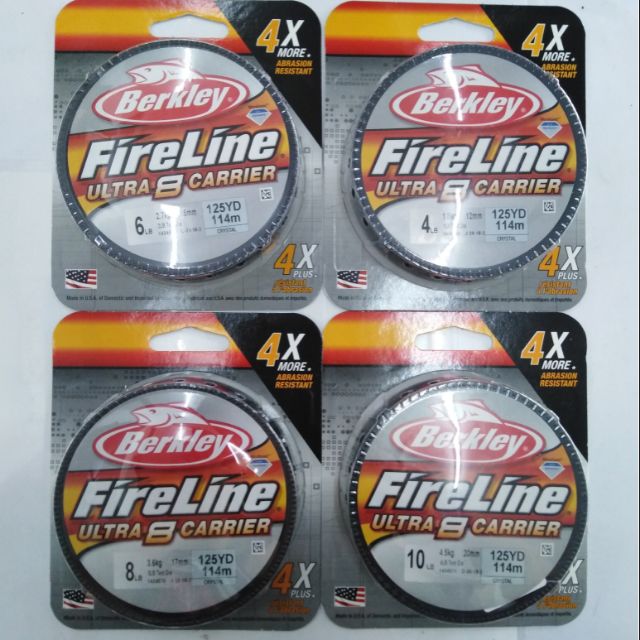 BERKLEY FIRELINE ULTRA 8 CARRIER 125YD(114M) | Shopee Malaysia