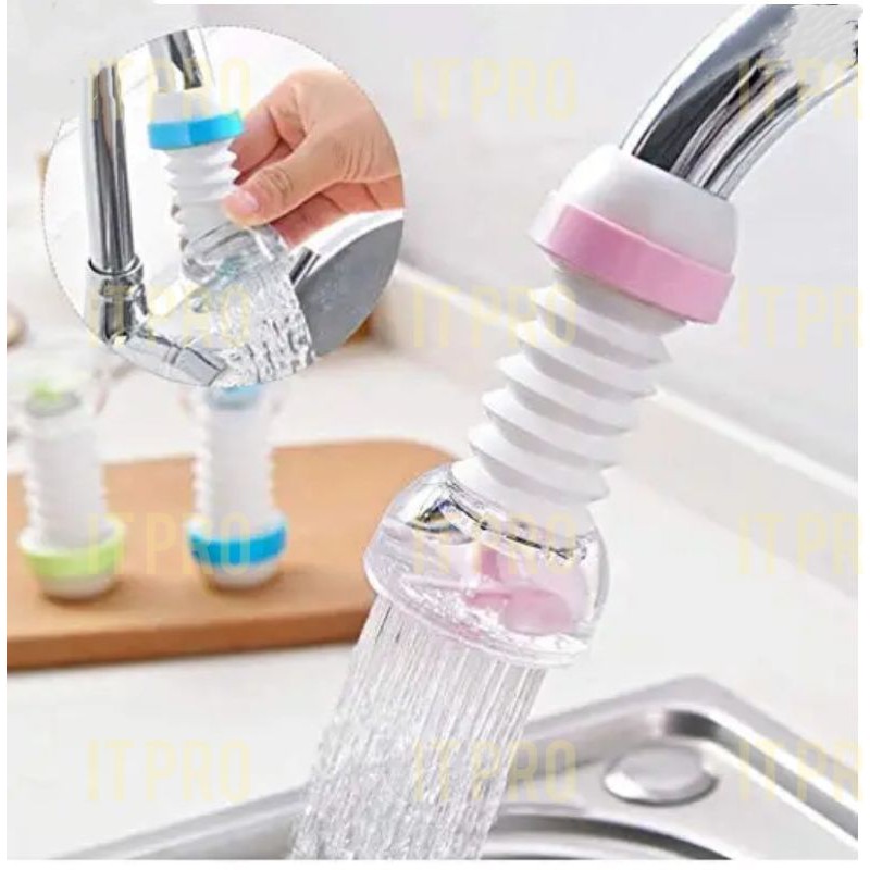 PRO🏠 Water saving Tap pipe head with fan filter shower shape bending ...