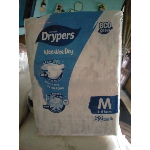 Drypers wee wee dry (white packing/blue packing) | Shopee Malaysia
