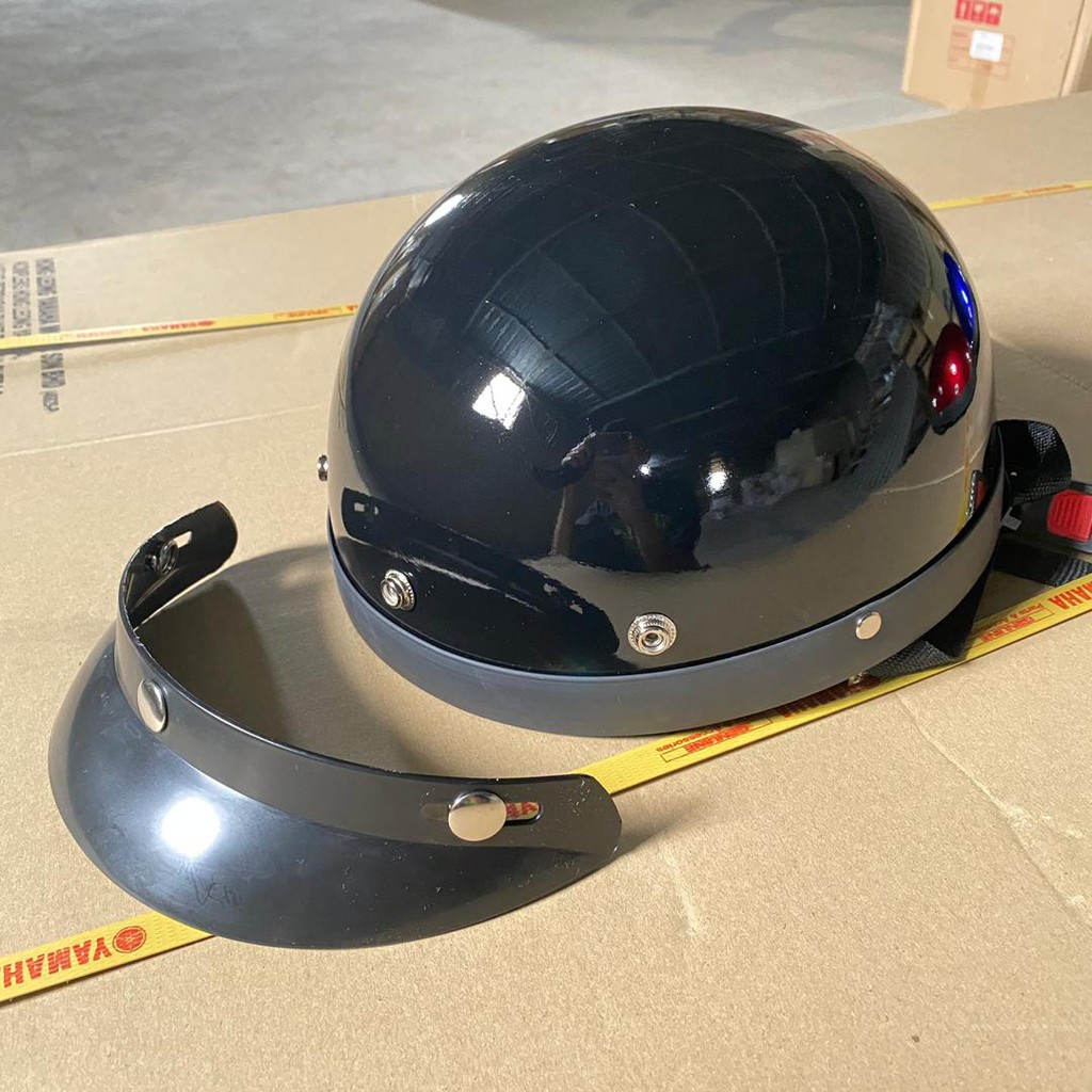 BUY 1 HELMET FREE 1 VISOR MHR III Steng Kura Kura Half Cut Helmet MHR Design Helmet TOPI KELEDAR ...