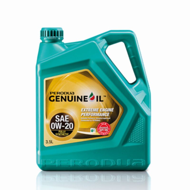 Perodua engine oil 0w20 0w-20 Fully Synthetic (3.5L) | Shopee Malaysia