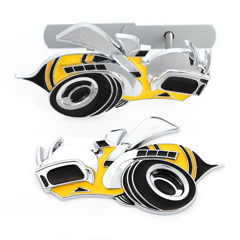 3D Metal 6.4L SCATPACK Bumblebee Super Bee Logo Emblem Badge Car Fender ...