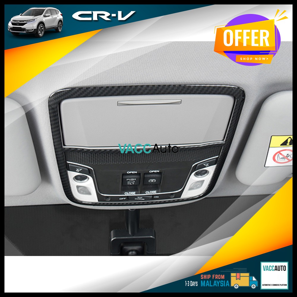 Honda CR-V RW Room Lamp Center Rear Reading Light Lamp Cover Trim For ...
