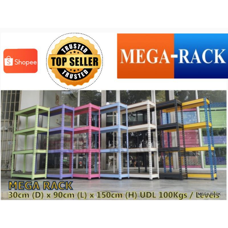👍👍COLOR RACK👍👍 30cm x 90cm x 150cm (PLASTIK JOINT) | Shopee Malaysia